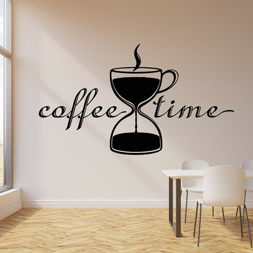 Jual Stiker Dinding Kopi Dekorasi Kafe Vinyl Wall Decal Coffee Break ...