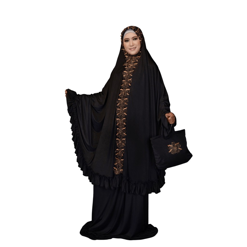 Jual MUKENAH RUKUH TELEKUNG PRAYER SET RUKOH MUKENA BORDIR MODEL ...