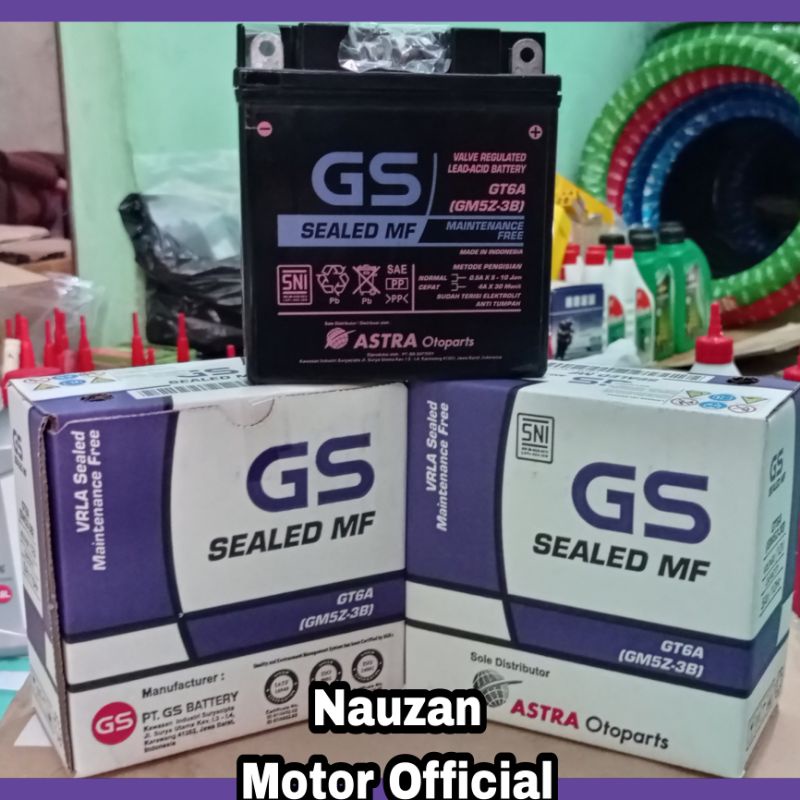Jual Aki Motor Mio Sporty Smile F1Z Supra x GS ASTRA Kering GM5Z GT6A | Shopee Indonesia