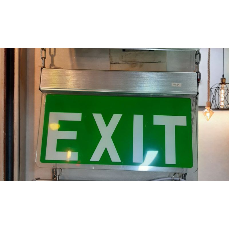 Jual Lampu Exit Led / lampu petunjuk darurat / emergency exit lamp ...