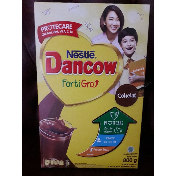 Jual DANCOW Fortigrow rasa cokelat 800gr | Shopee Indonesia