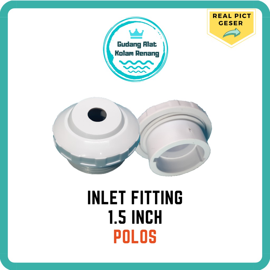 Jual Inlet Kolam Renang POLOS - TANPA DRAT Fiting 1.5 In Drat Wall ...
