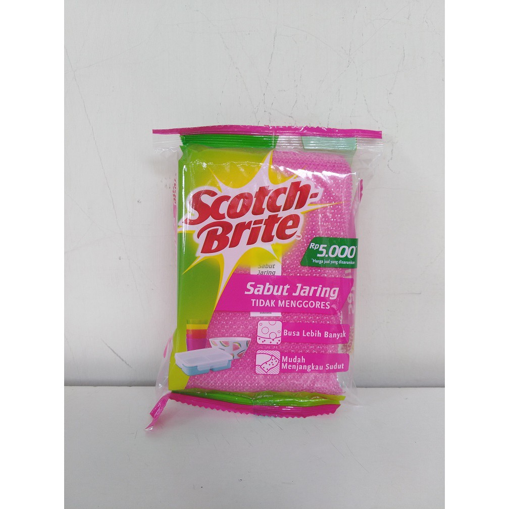 Jual Scotch-Brite Sabut Jaring 130mm x 80 mm x 30 mm | Shopee Indonesia