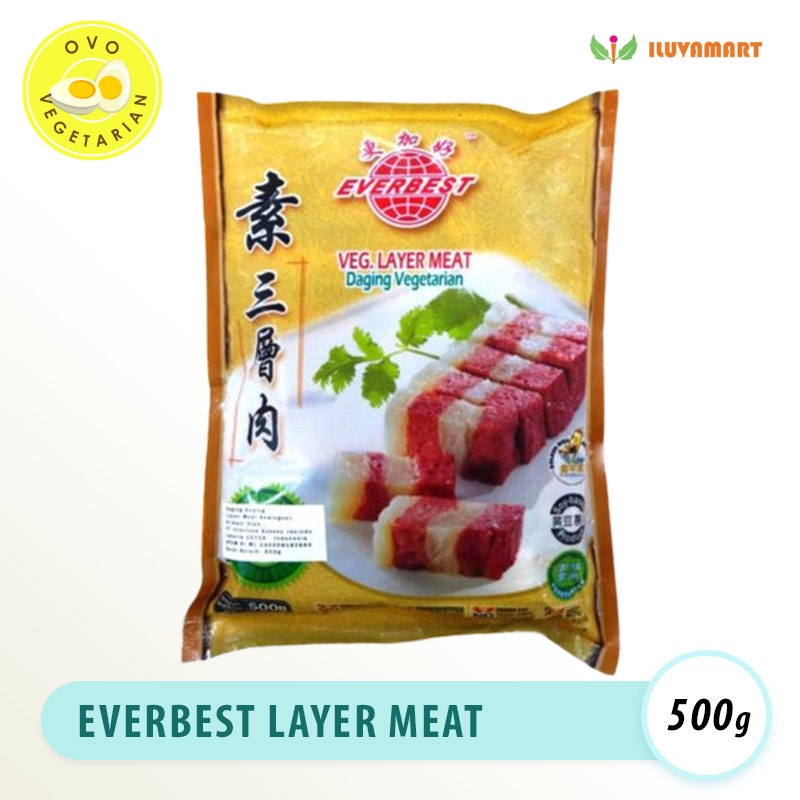 Jual Everbest Layer Meat 500gr / Daging Lapis / Sam Can Bak Vegetarian ...