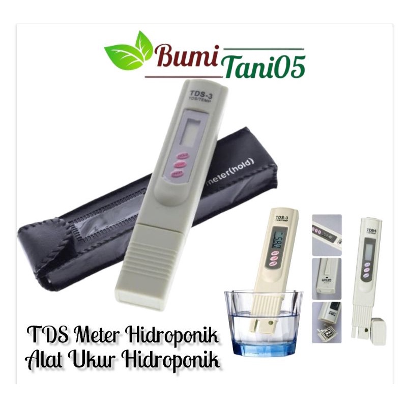 Jual TDS Meter Alat ukur air/hidroponik/aquarium TDS-3 Indonesia|Shopee ...