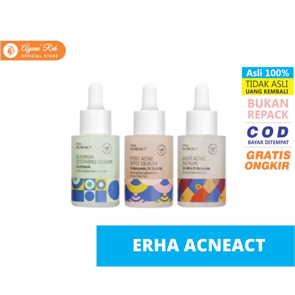 Jual ERHA AcneAct Blemish Soothing Serum // Post Acne Spot Serum ...