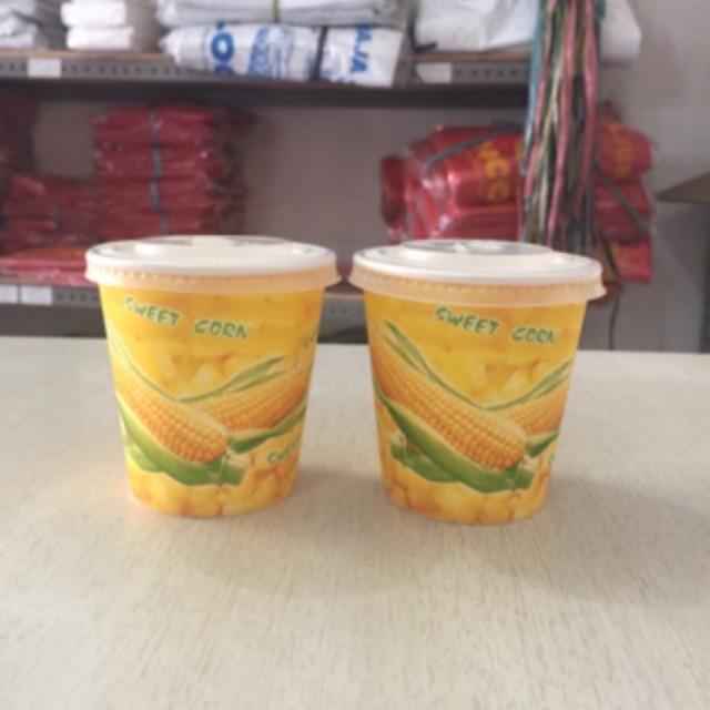 Jual Paper Cup Jagung 6,5 oz + Tutup (isi +/- 50 pcs) | Shopee Indonesia