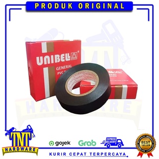 Jual ISOLASI UNIBEL HITAM / SELOTIP KABEL LISTRIK UKURAN 16mm x 20m ...