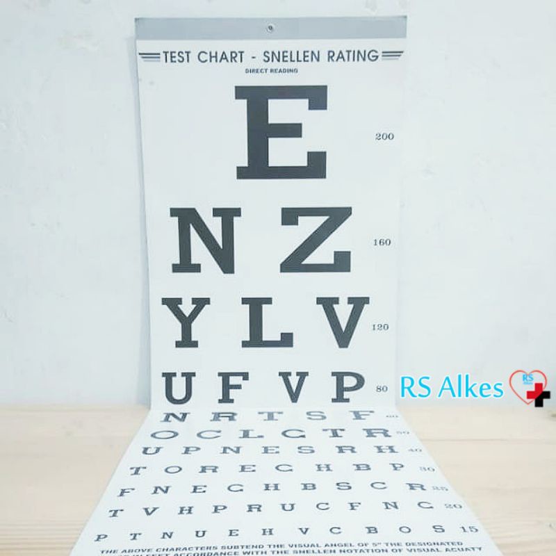 Jual Snellen Chart Alat Tes Mata | Shopee Indonesia