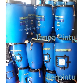 Jual TONG KOMPOSTER 120 Liter Berpintu + Rak Penyangga | Alat Pengolah ...