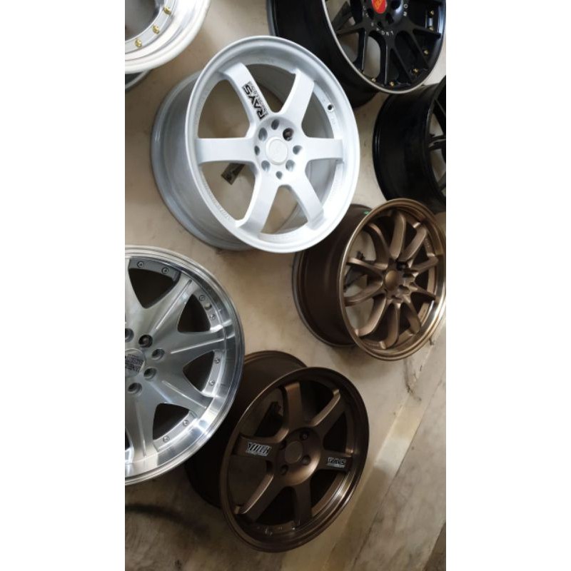 Jual velg volk rays te37 r17 velg racing mobil volk rays te37 ring 17 Indonesia|Shopee Indonesia