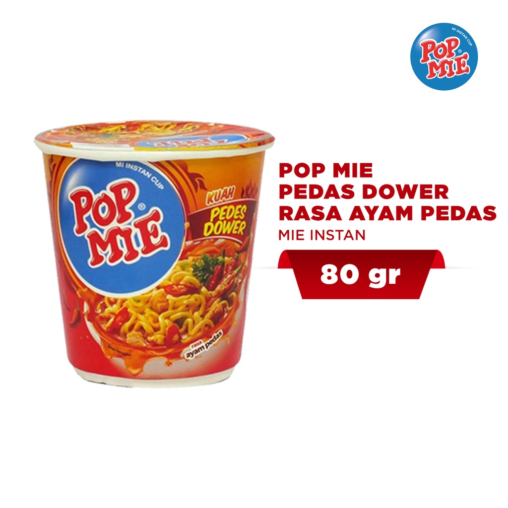 Jual Pop Mie Pedas Dower Rasa Ayam Pedas Indonesia|Shopee Indonesia