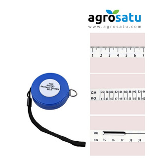 Jual Pita Ukur Ternak Sapi Babi 250cm 1 Ton / Mengukur Lingkar Dada ...