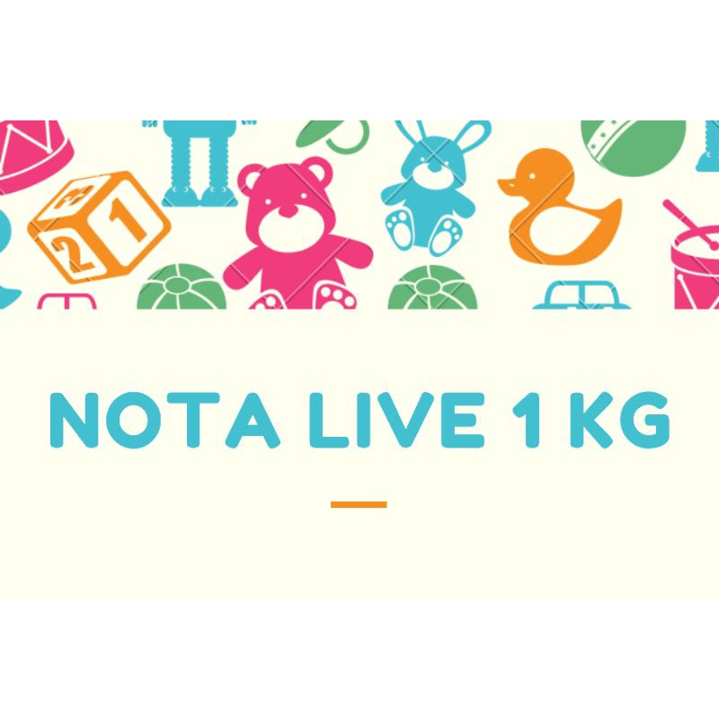 Jual nota live 1kg | Shopee Indonesia