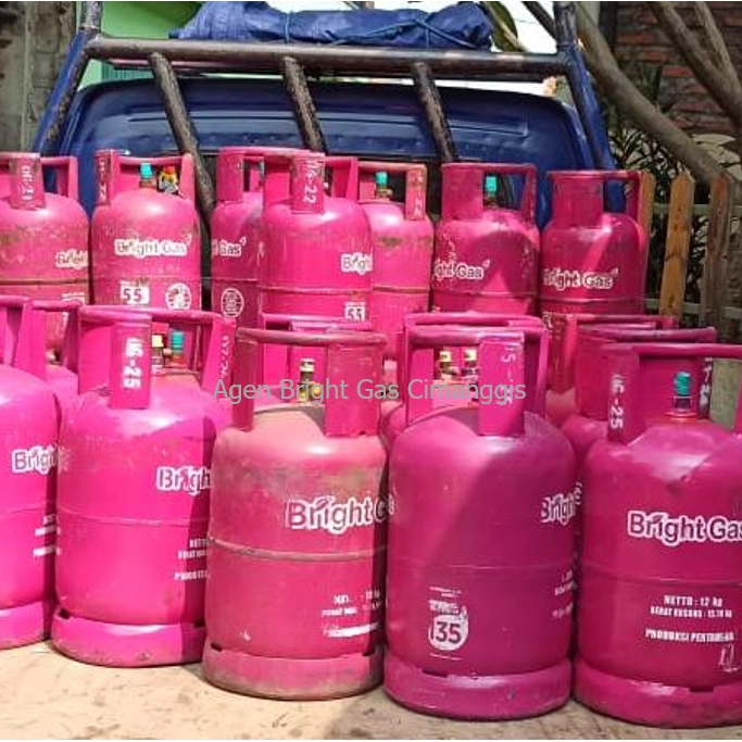 Jual TABUNG BRIGHT GAS 12 KG KOSONG PINK | Shopee Indonesia
