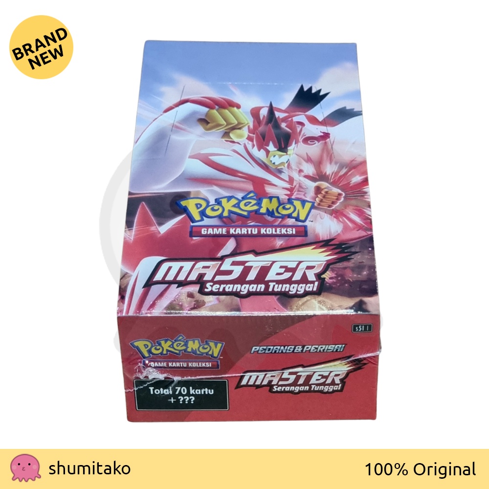 Jual Kartu Pokemon Pedang Perisai Master Serangan Tunggal S5I Booster Box | Shopee Indonesia