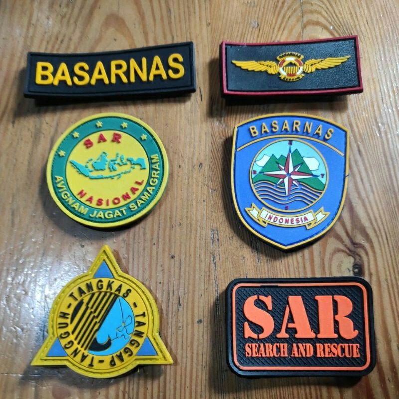Jual Patch rubber emblem logo BASARNAS Indonesia|Shopee Indonesia