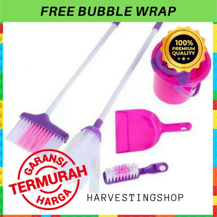 Jual Kado Ulang Tahun Mainan Edukasi Anak Balita Laki Perempuan Sapu Pel Cleaning Set Bersih ...