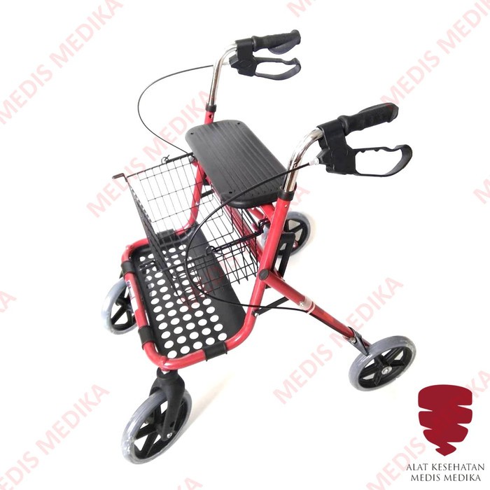 Jual FS914H Walker Roda Rollator GEA Rolator Alat Bantu Jalan FS 914 H ...