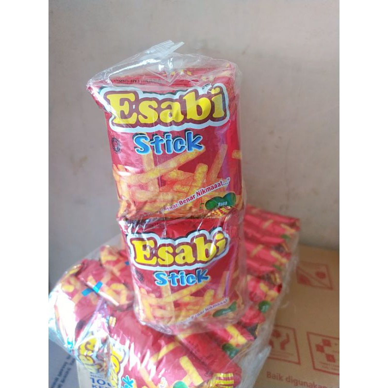 Jual Snack Makanan Ringan Esabi Stick Balado isi 10 pcs | Shopee Indonesia