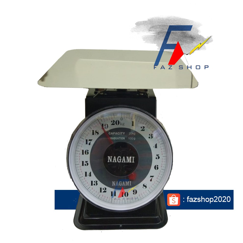 Jual timbangan duduk jarum nagami 20kg / 60kg | Shopee Indonesia
