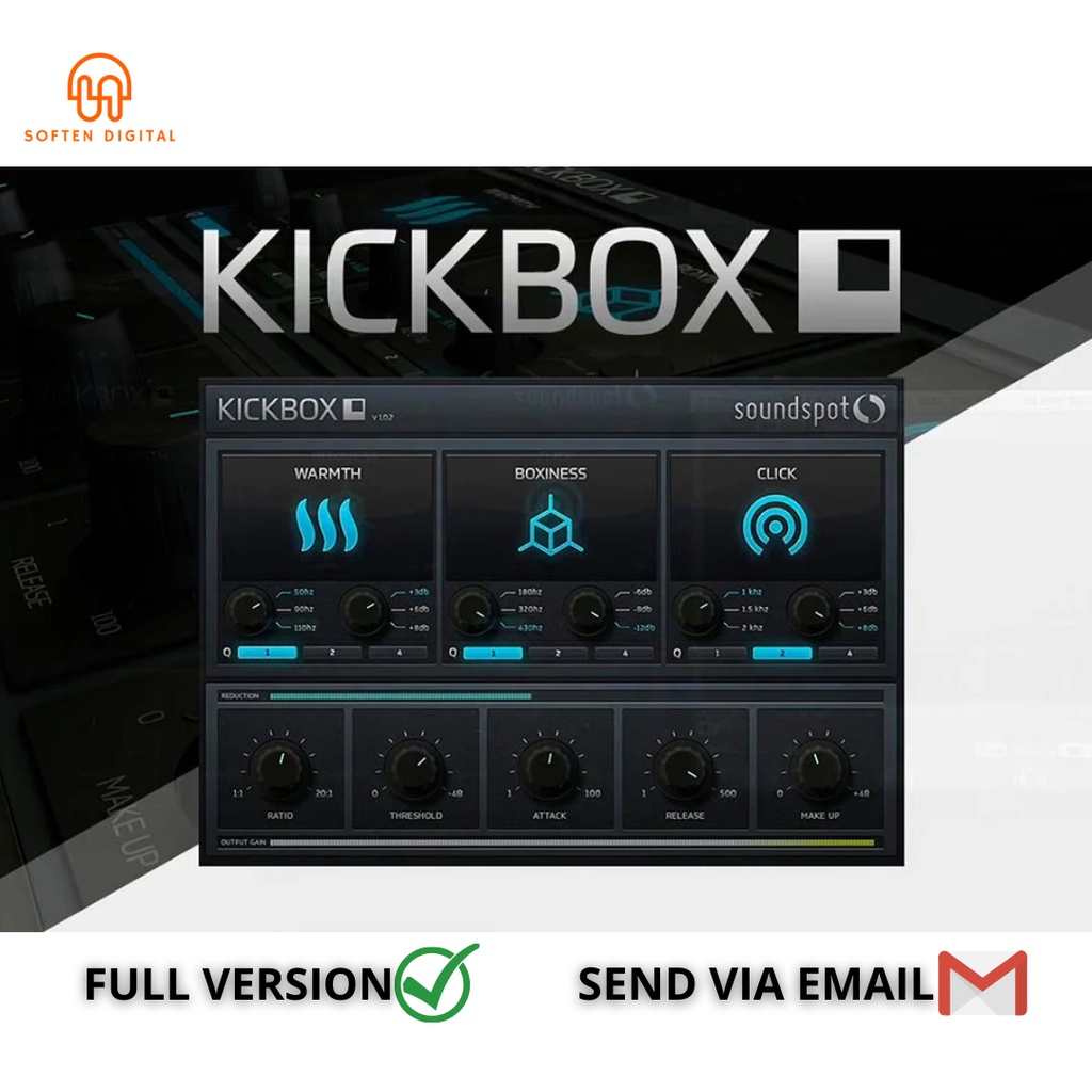Jual SoundSpot KickBox VST Plugin A well mixed kick drum has a warm ...