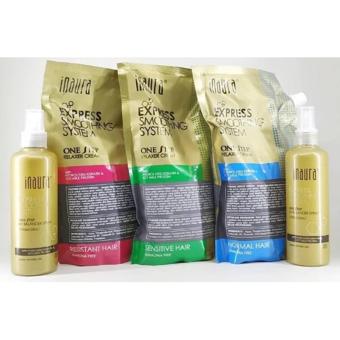 Jual Inaura One Step Express Smoothing System Rebonding 750gr | Shopee ...