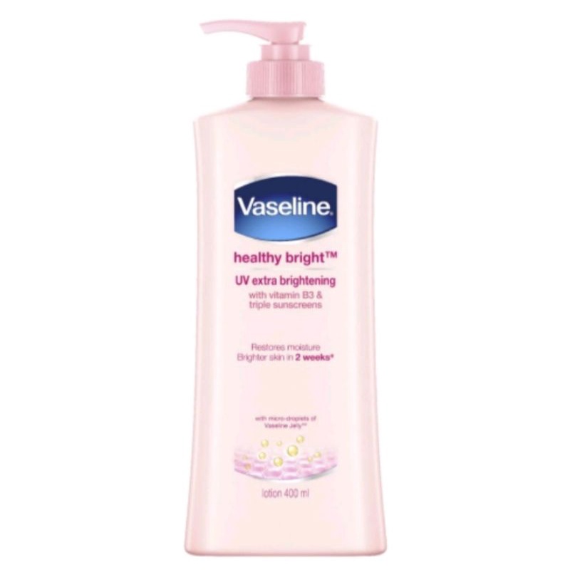 Jual VASELINE HEALTHY BRIGHT 400ml KEMASAN BARU / healthy bright (Bisa ...