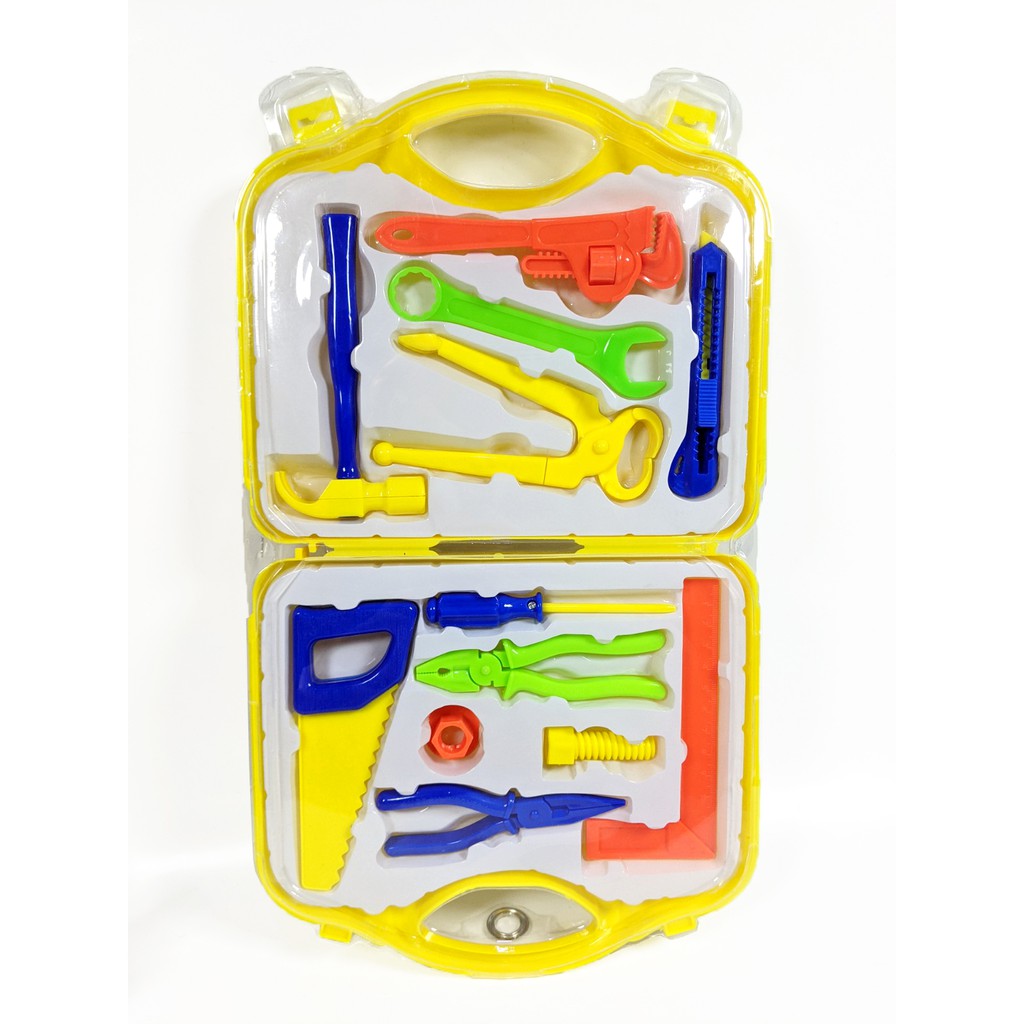 Jual Mainan Perkakas Tool Set Koper [ALAT PERTUKANGAN] LE 6 | Shopee ...