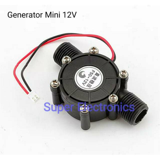 Generator Listrik Mini 12V Otomatis Pembangkit Listrik Tenaga Air ...