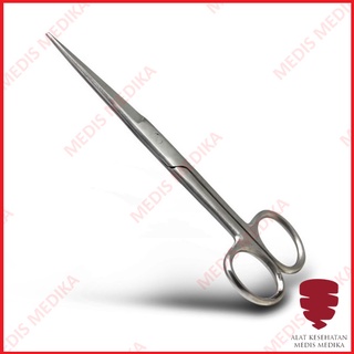 Jual Gunting Bedah Tajam Lurus 14cm Medis Stainless Operasi Jaringan 14 ...