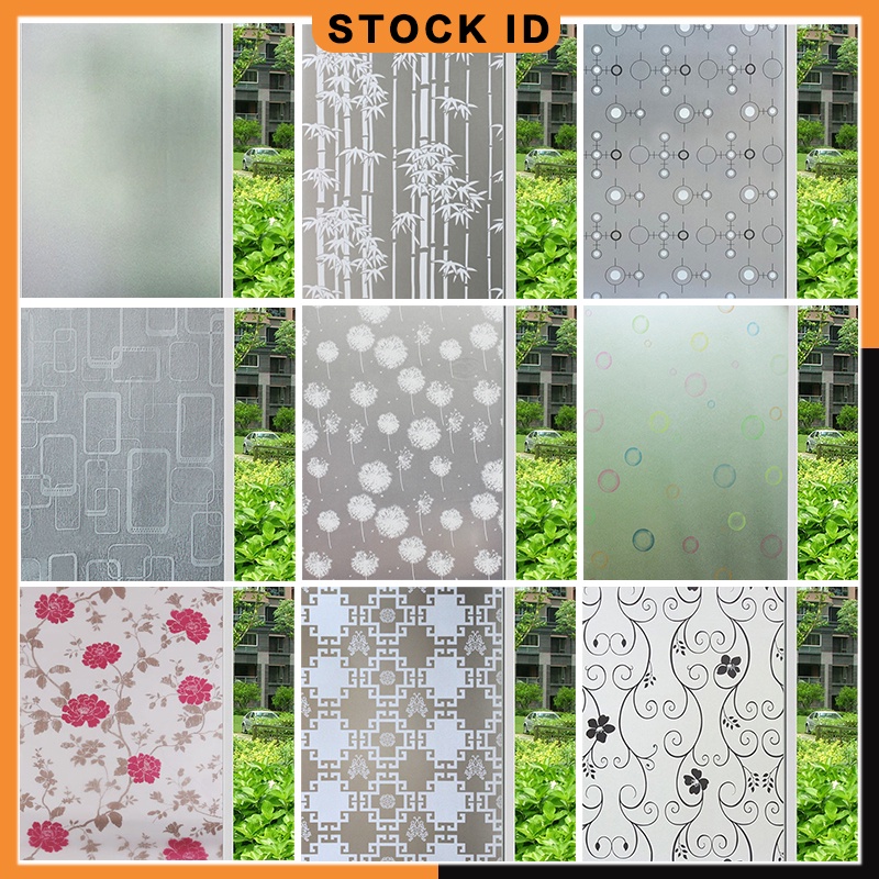 Jual Stiker Kaca Jendela Tidak Tembus Pandang L-100CmxP-45Cm/STICKER ...