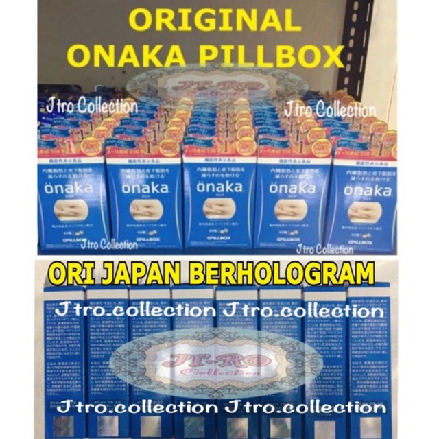 Jual (ORIGINAL JAPAN) Onaka Pillbox (1 box for 15days) (Obat diet) Indonesia|Shopee Indonesia