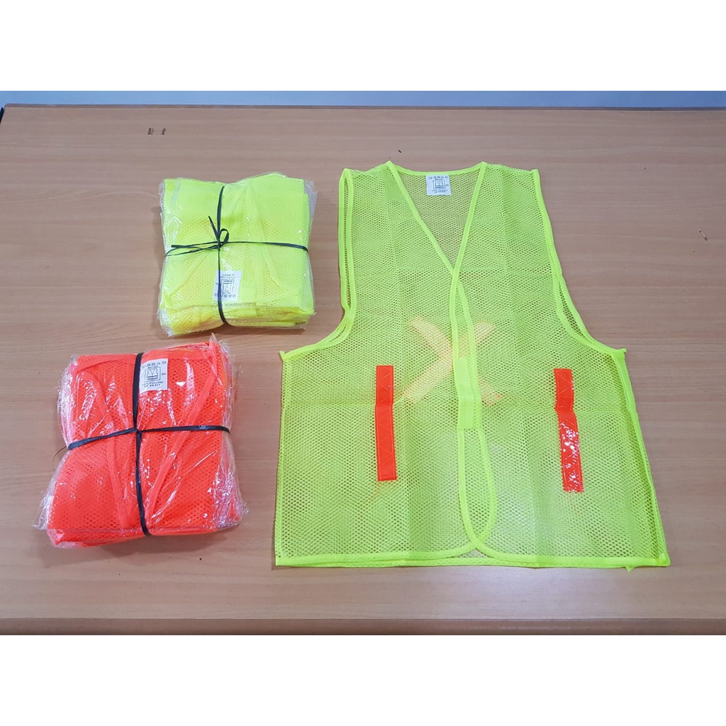 Jual Rompi safety rompi proyek GOSAVE safety vest IMPORT warna Hijau ...