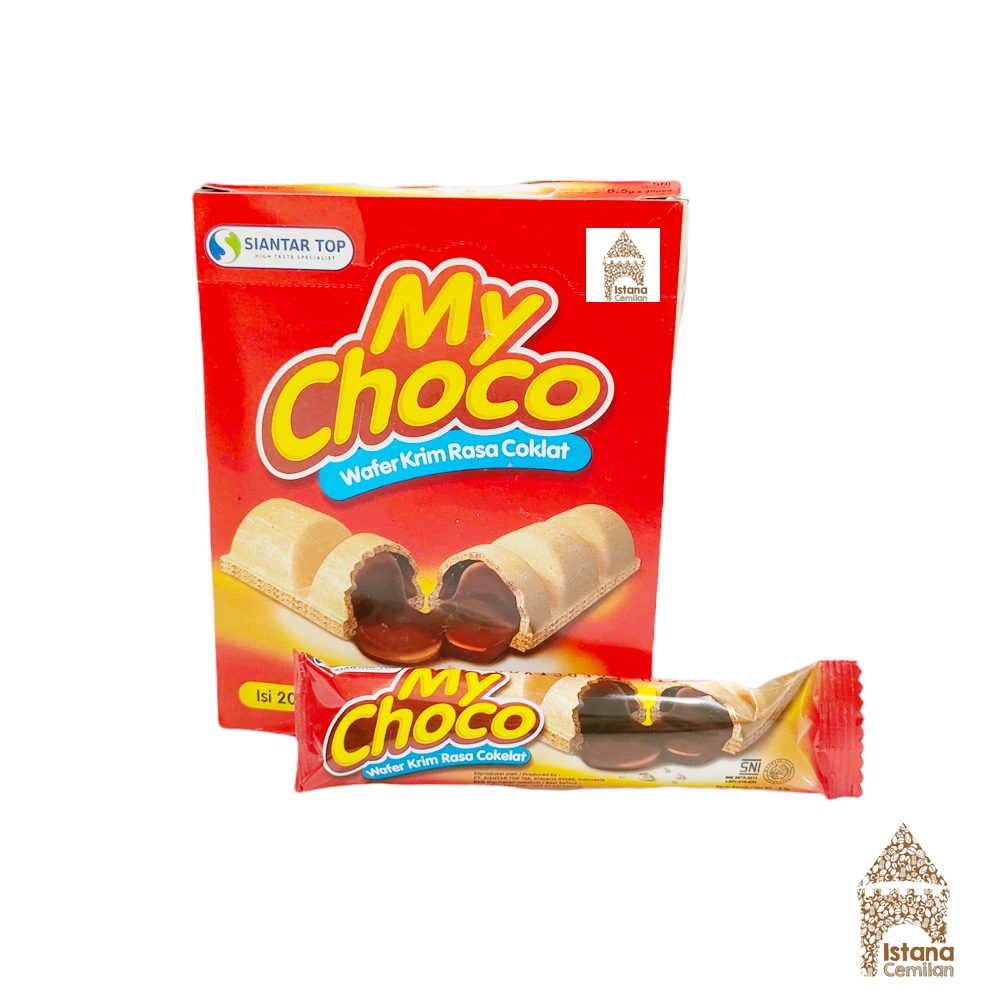 Jual My Choco Wafer Krim Rasa Cokelat (isi 20 pcs) | Shopee Indonesia