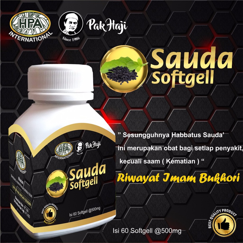 Jual Sauda Softgel HPA Habbat Habbatussauda (Free Bonus) | Shopee Indonesia