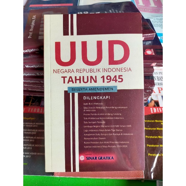 Jual Buku Undang-Undang : UUD Negara Republik Indonesia Tahun 1945 ...