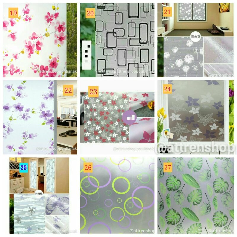 Jual Stiker Kaca Sandblast Lebar 90cm | Shopee Indonesia