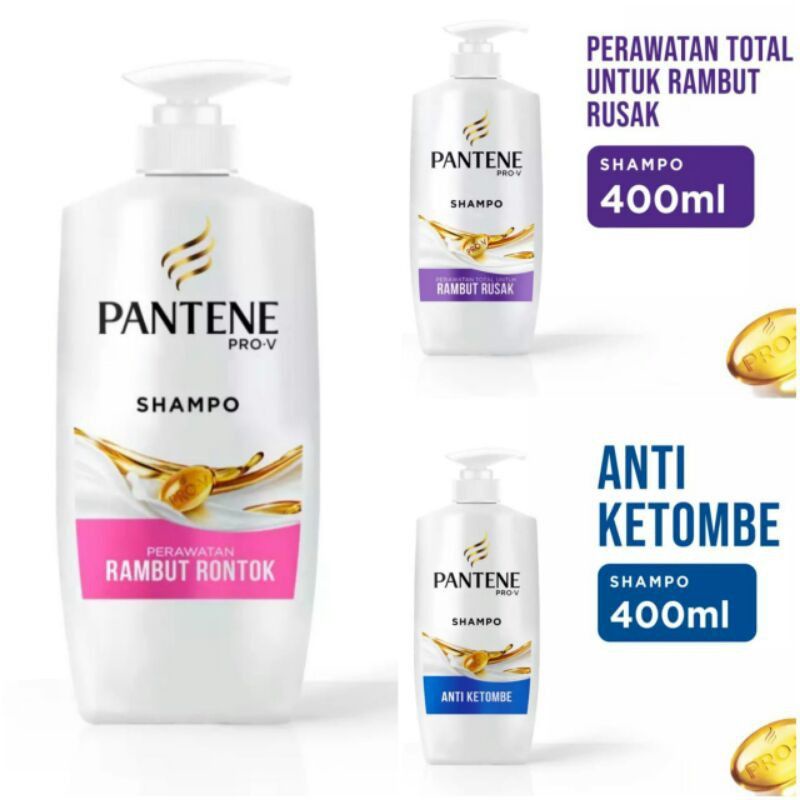 Jual Pantene Shampoo Botol 400ml | Shopee Indonesia