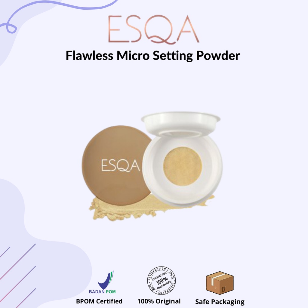 Jual ESQA Flawless Micro Setting Powder | Shopee Indonesia
