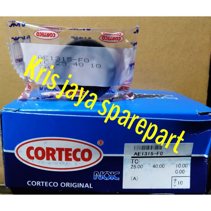 Jual oil seal Tc 25 40 10 merk nok japan | Shopee Indonesia