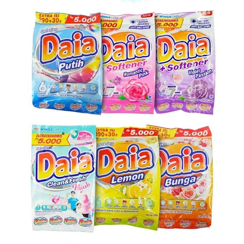 Jual Daia Deterjen Bubuk 5000 | Mushroom Gallery | Shopee Indonesia