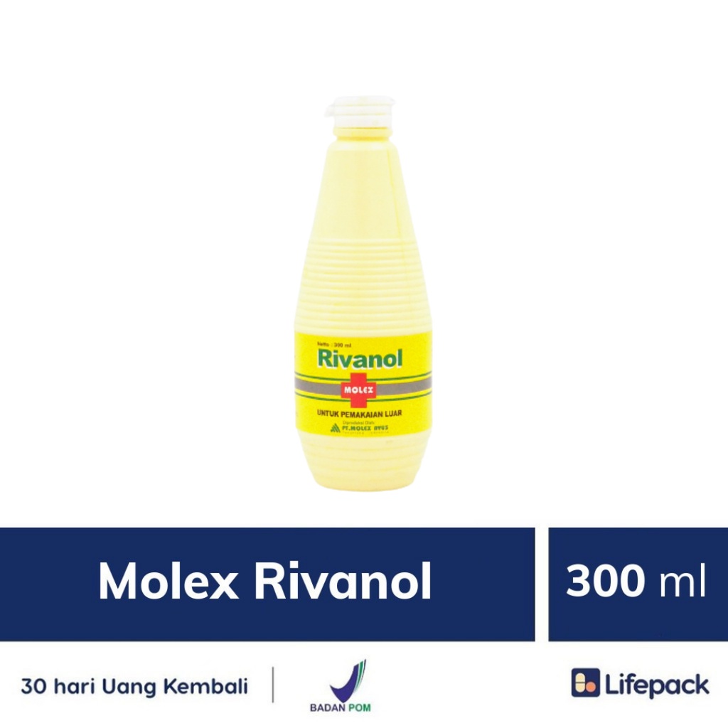 Jual Molex Rivanol - 300 ml - Rivanol 300 ml | Shopee Indonesia