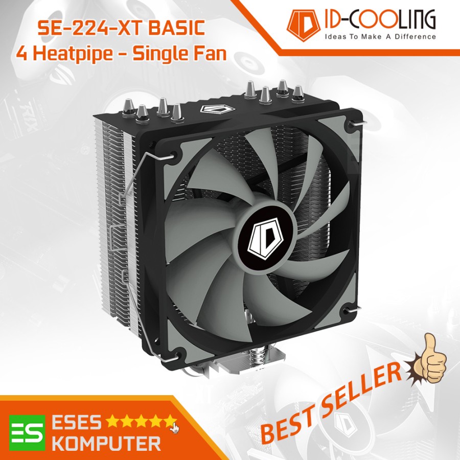 Jual ID-COOLING SE-224-XT BASIC CPU Air Cooler HSF Intel / AMD AM4 ...