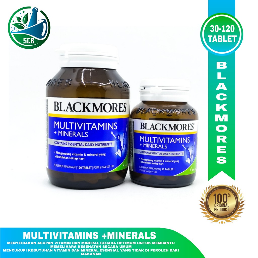 Blackmores Multivitamin + Minerals 30-120 Tablet | Shopee Indonesia