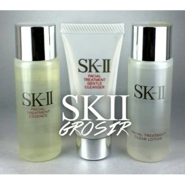Jual SK-II SK II SK2 SK-2 SKII Paket Travel Size FTE 30 ml + Toner 30ml + Sabun 20 gr | Shopee ...