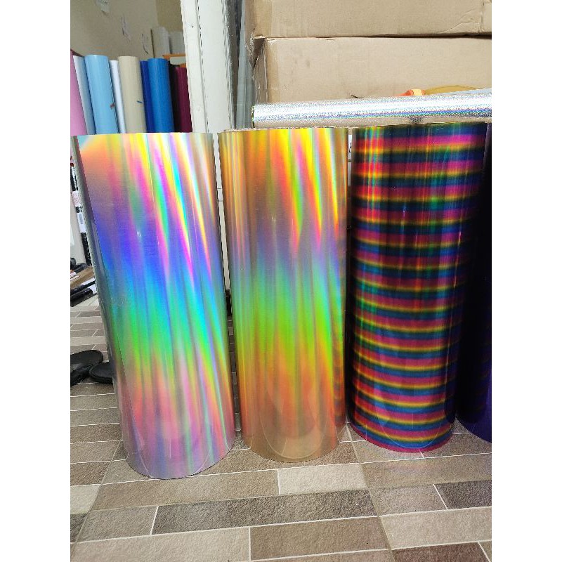 Jual Foil Spectrum Dan Rainbow Polyflex / Poliflex foil | Shopee Indonesia