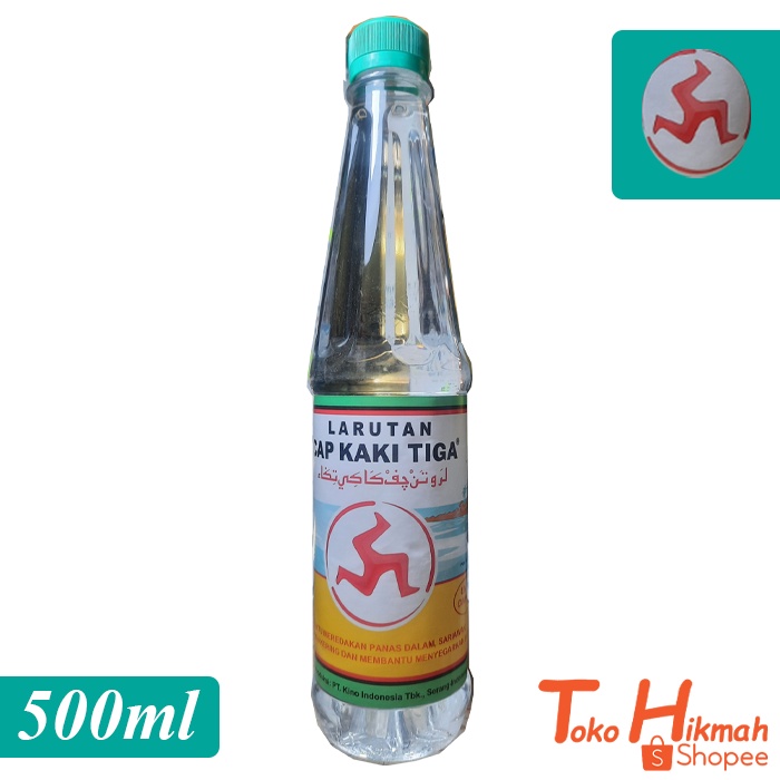Jual Larutan Cap Kaki Tiga Botol 500 Ml BIG SIZE | Shopee Indonesia