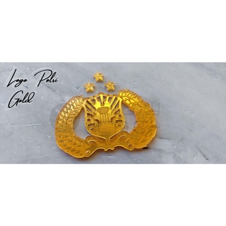 Jual Logo Polri / Polisi - Akrilik dekorasi Mahar Emblem / lambang ...