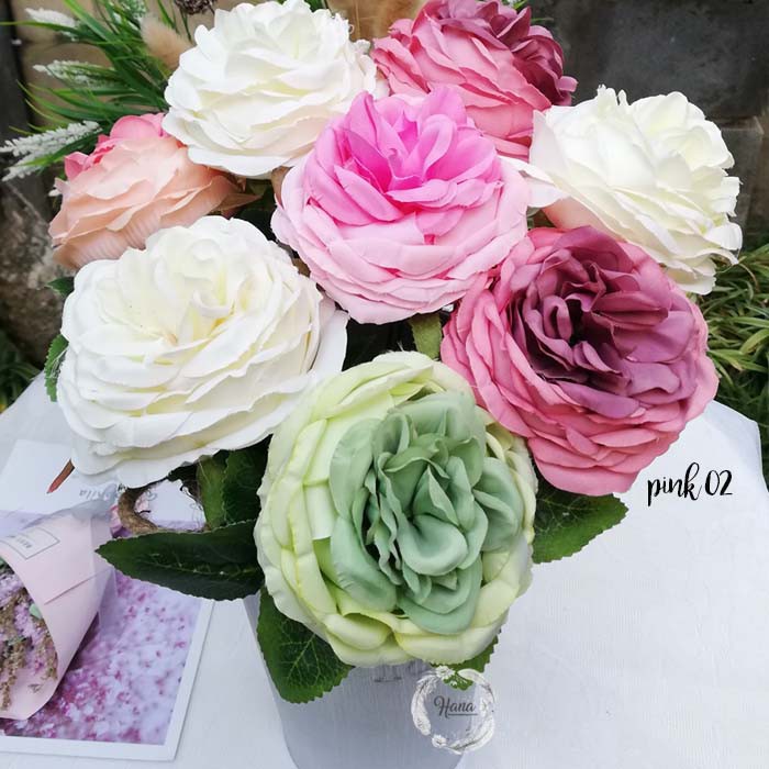 Jual Bunga mawar plastik / bunga plastik artificial | Shopee Indonesia